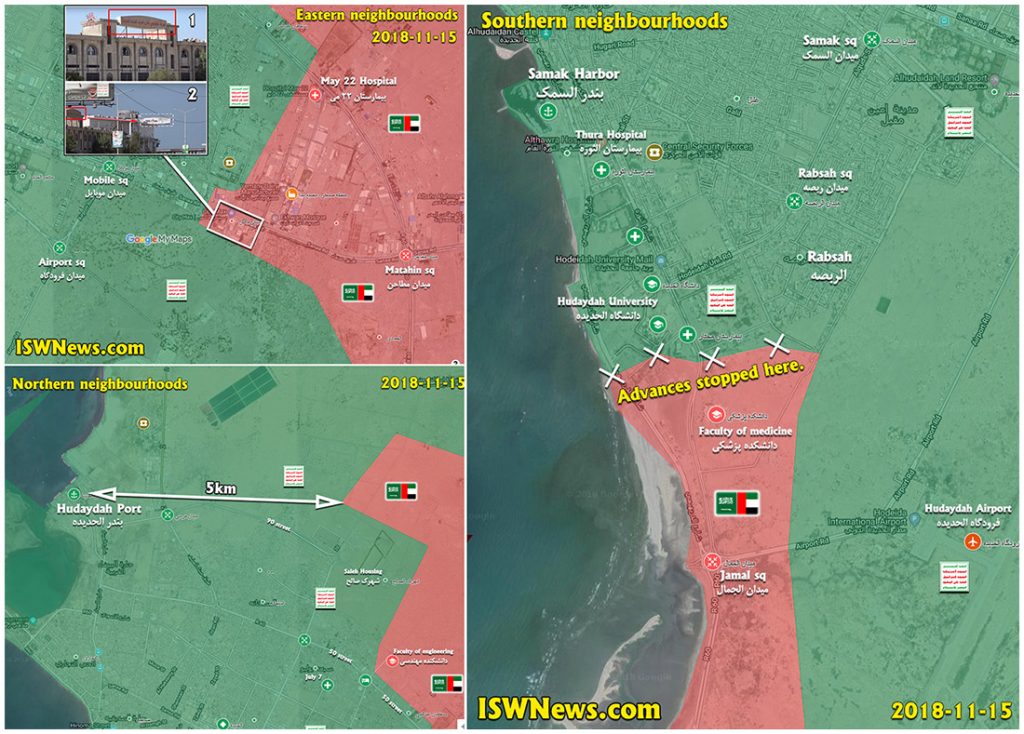 A More Accurate Glance At Frontlines Inside Al Hudaydah And Coalition ...