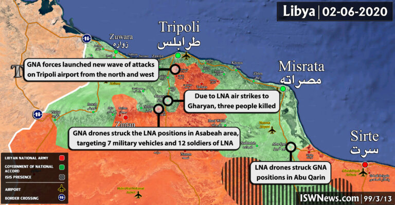 Latest Updates On Libya, 2 June 2020 (Map Update) - Islamic World News