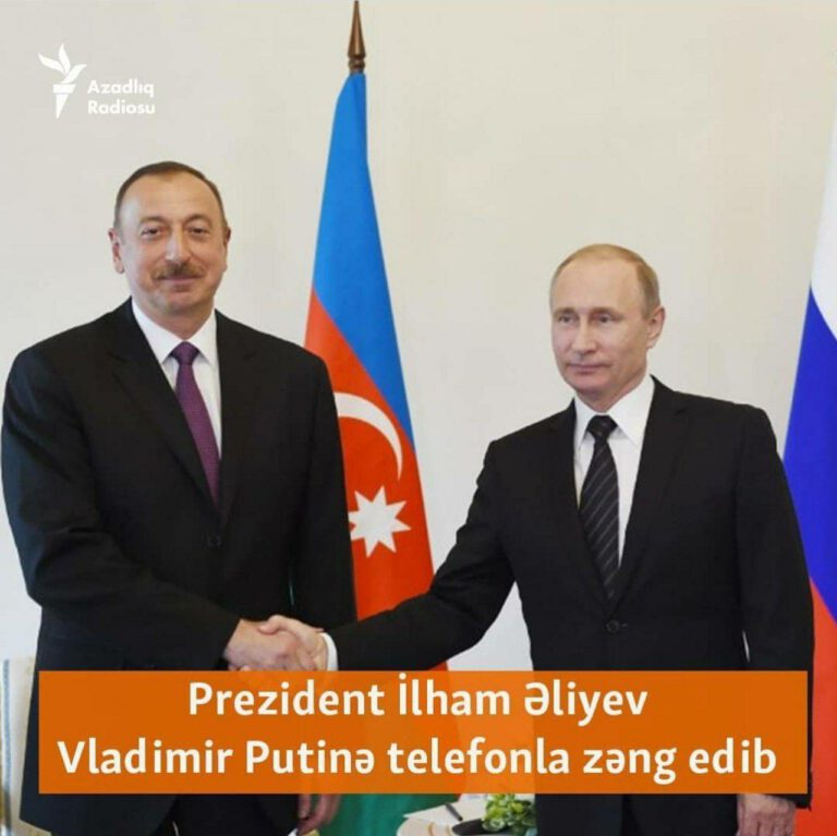 Russian President Vladimir Putin Talked On Phone With Azerbaijan ...
