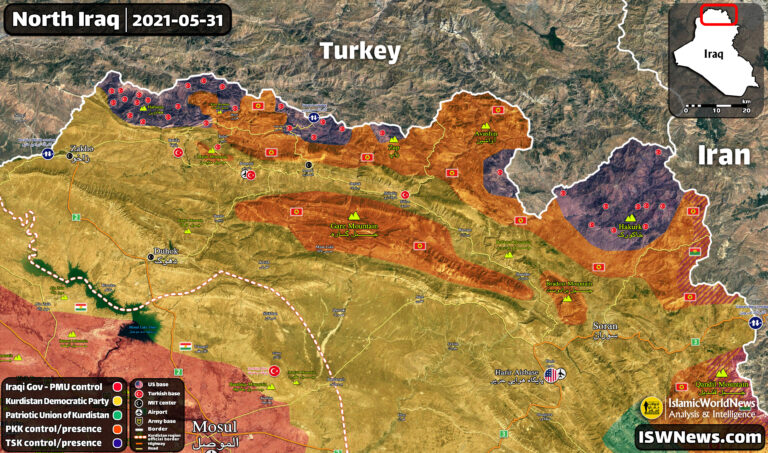 Map: Turkish Bases On Iraqi Soil - Islamic World News