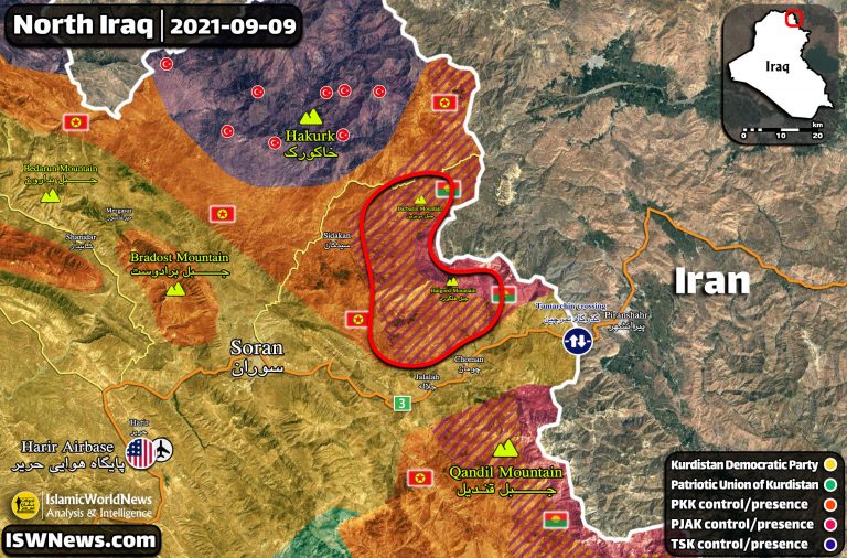 IRGC Missile And Drone Attacks On Northern Iraq (Map Update) - Islamic ...
