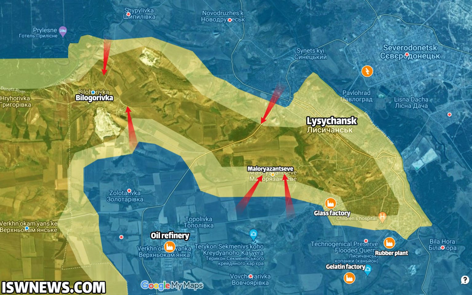 Russian Forces Entered The Important City Of Lysychansk (Map Update ...