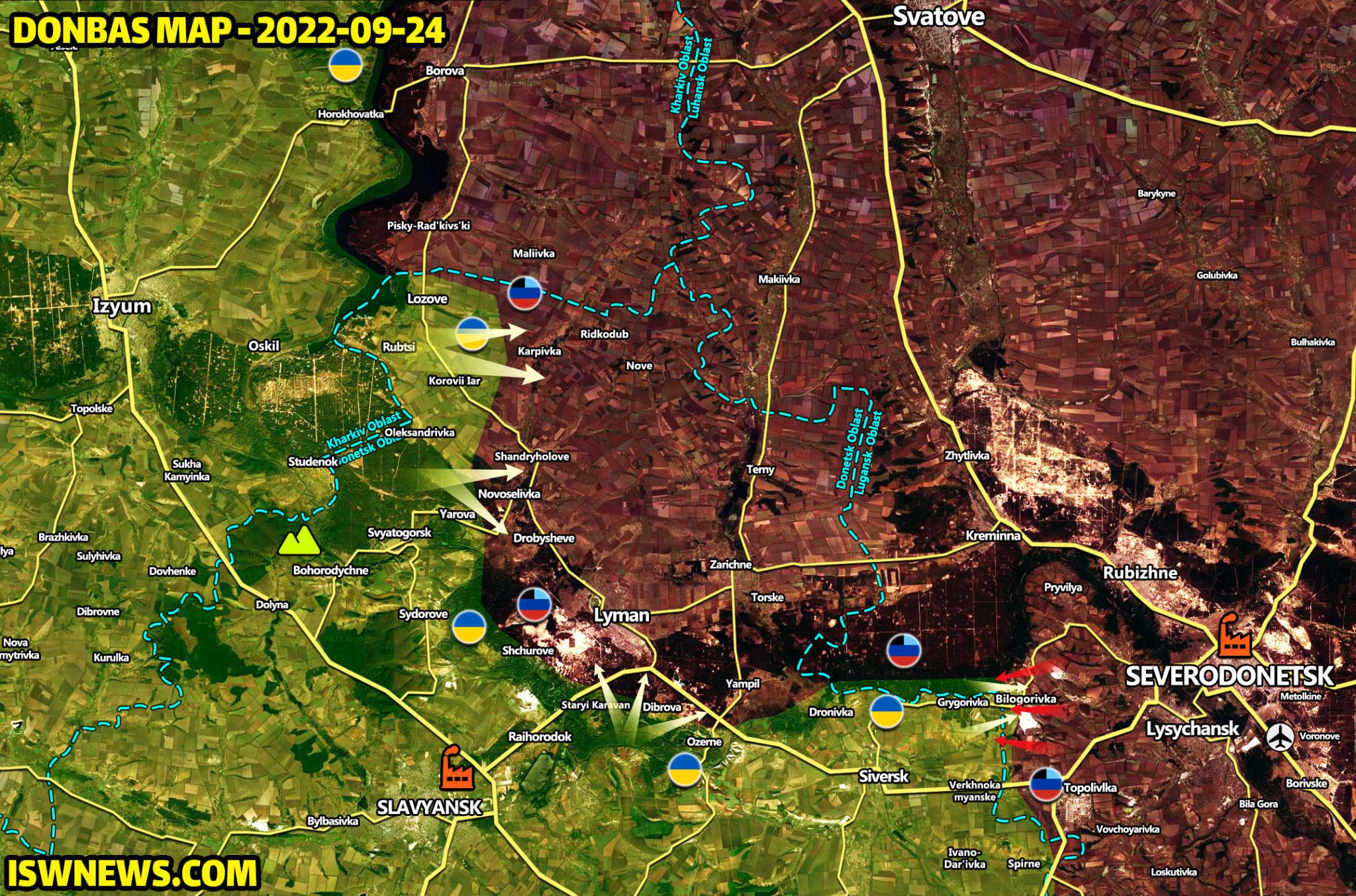 Latest Military Situation In Donbas (Map Update) - Islamic World News