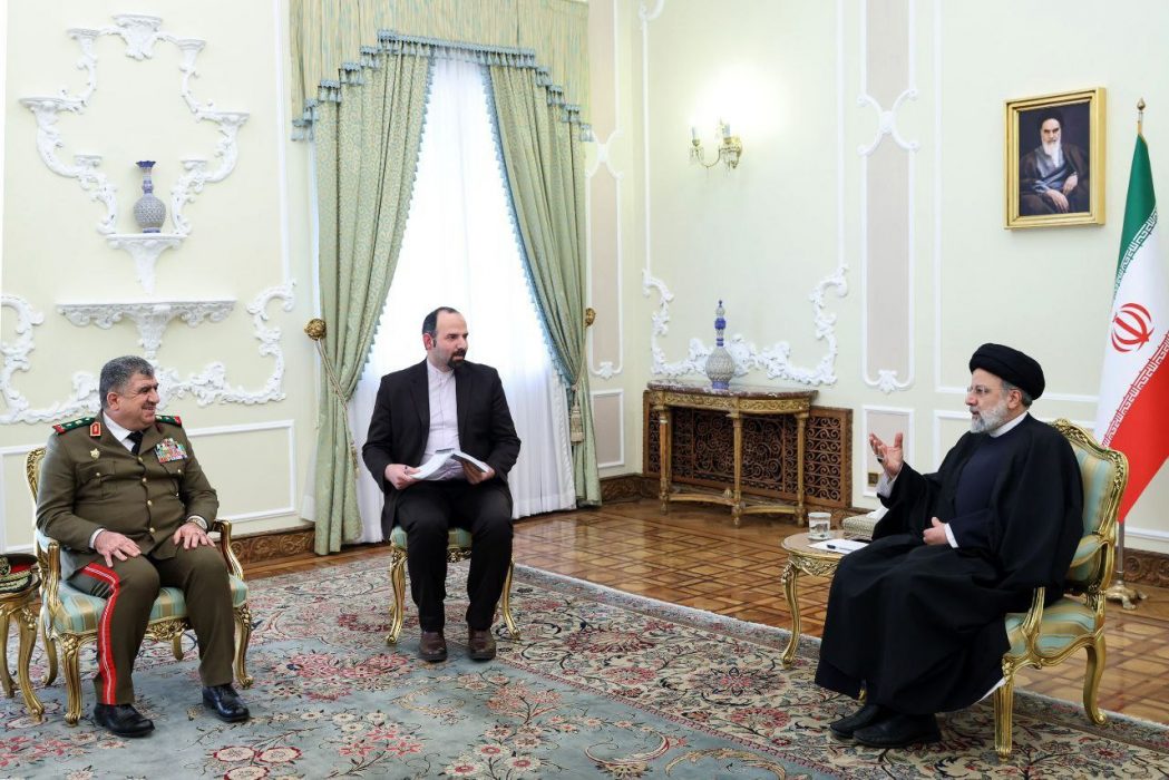 Syrian Defense Minister Meets With The IRGC Chief And Iran's President ...