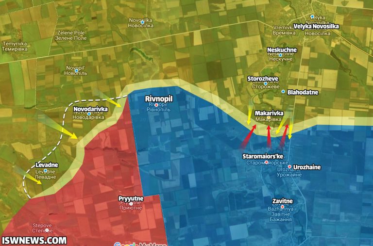 Ukrainian Army Captured New Villages In Zaporizhzhia (Map) - Islamic ...