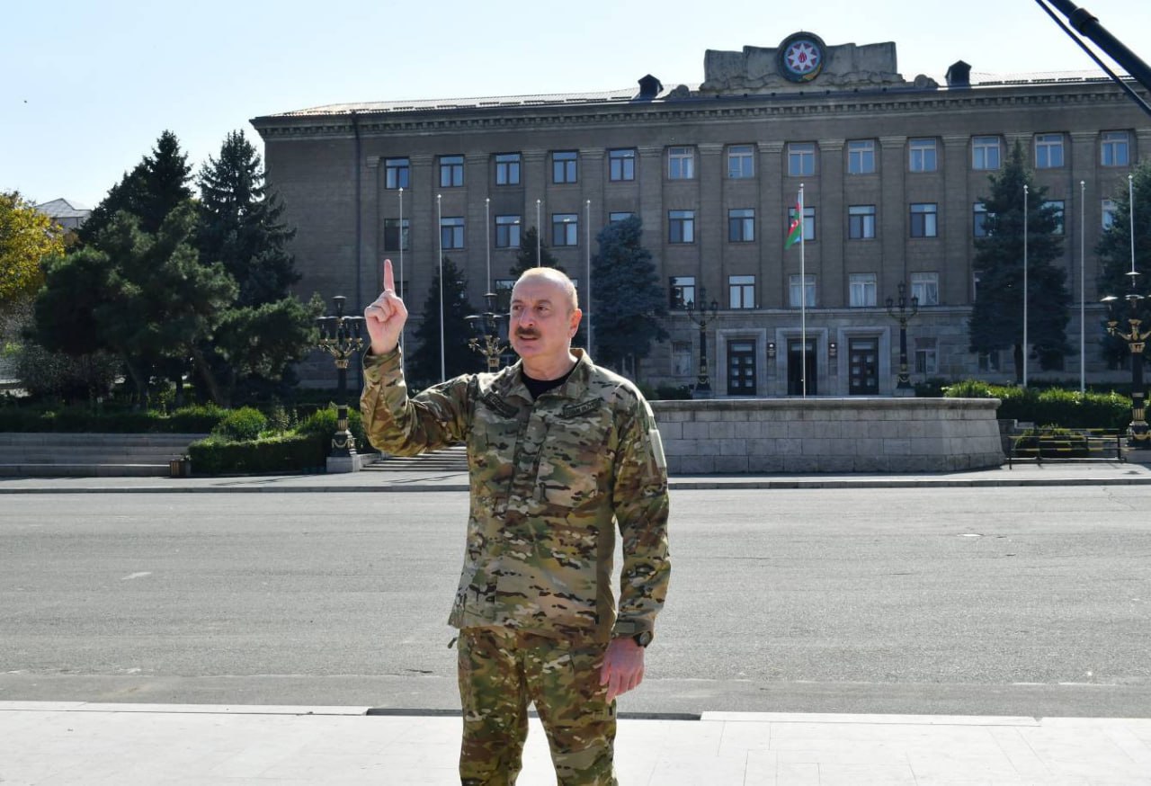 Aliyev Is Finally In Khankendi, The Center Of Nagorno-Karabakh ...