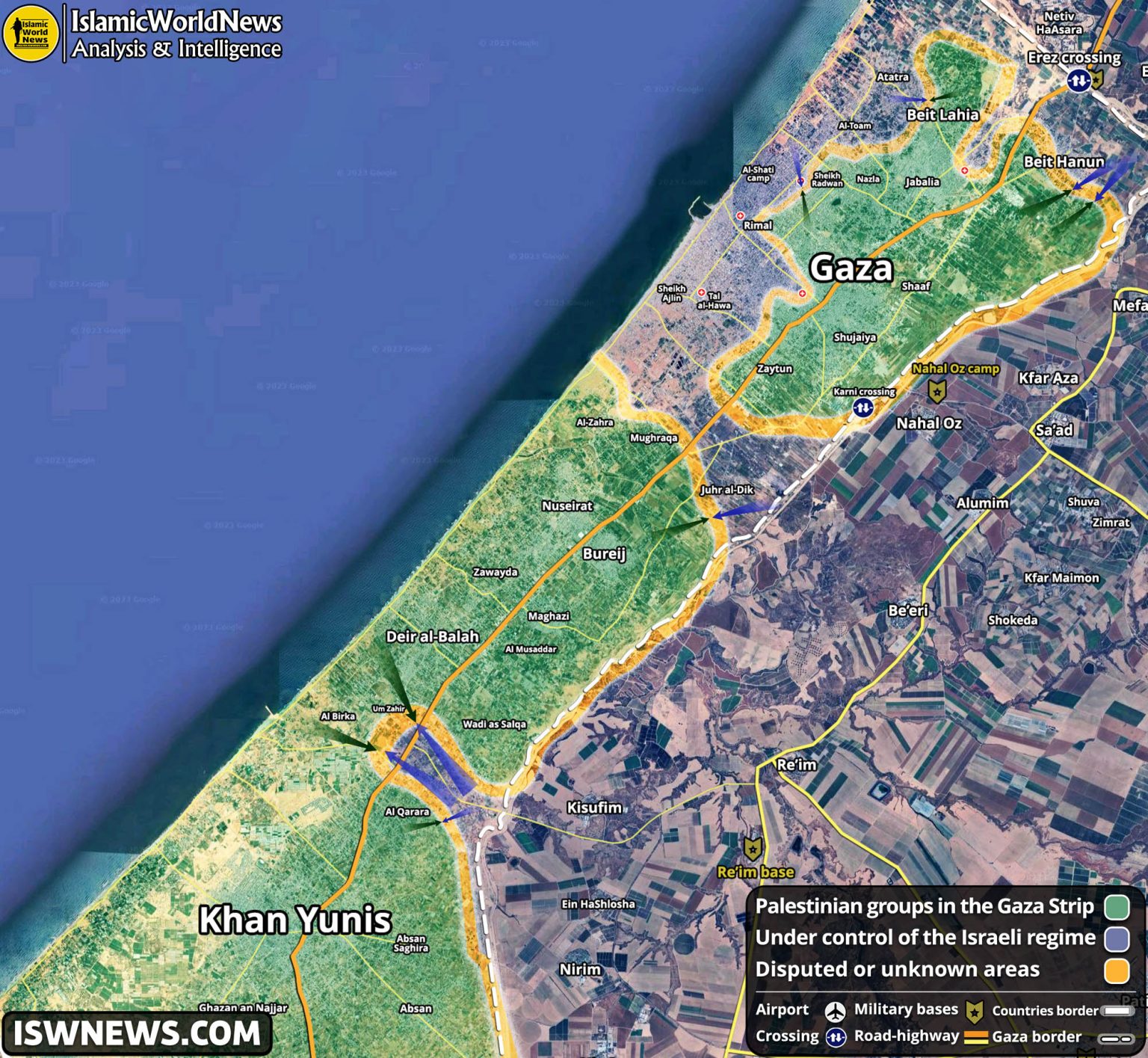 Latest Field Reports From Gaza; Israeli Army Advances In Center Of Gaza ...