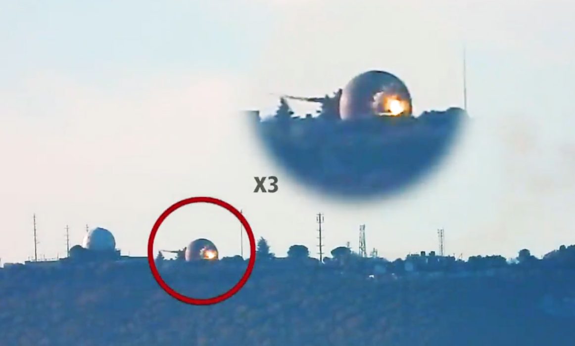 Hezbollah ATGM Missiles Accurately Hit Meron Base At A Distance Of 8 ...