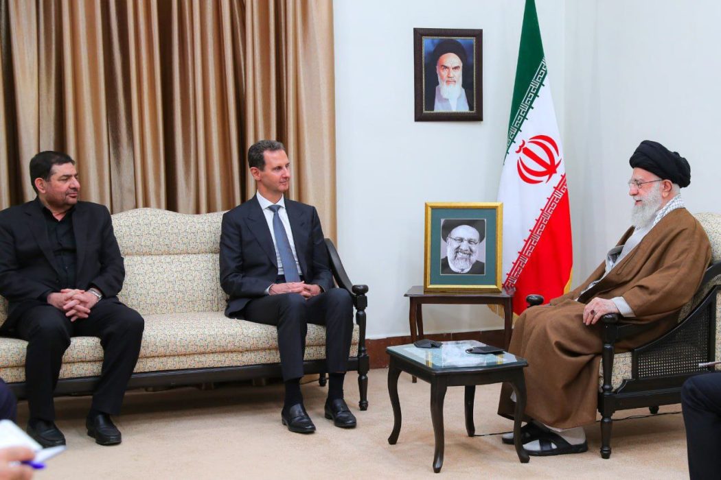 Syrian President Visits Tehran To Offer Condolences On Demise Of ...