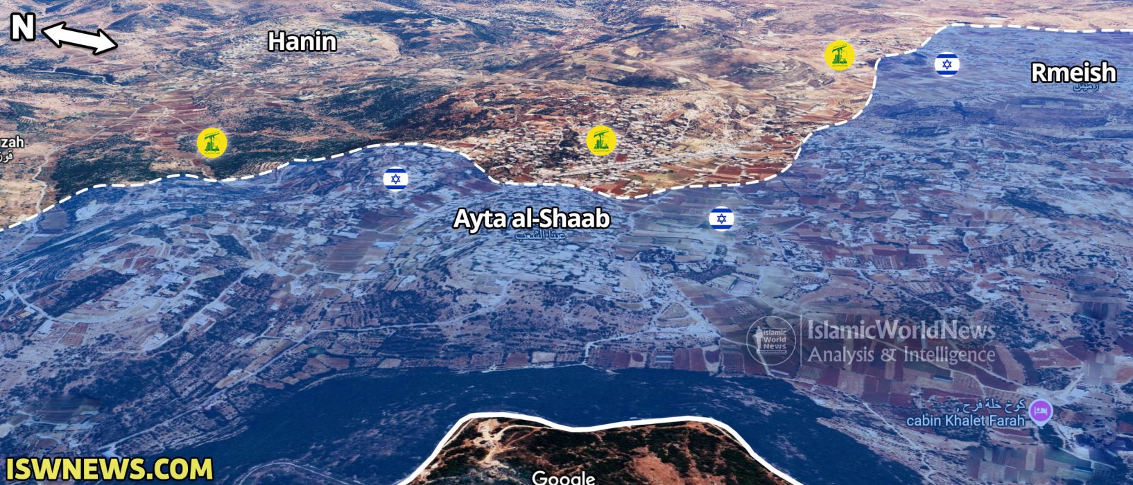 Latest Developments In Southern Lebanon Front On October 24; Heavy ...