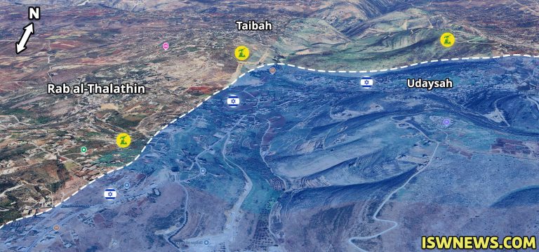 Israeli Army Attacks Continue In Rab Al-Thalathin And Taibah (Map ...