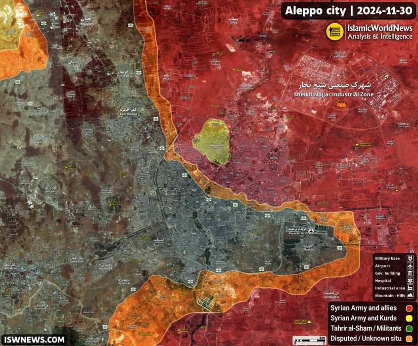 Latest Military Situation In Aleppo City - Islamic World News