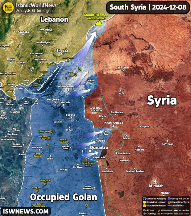 Israel Occupied New Territories In Syrian Soil - Islamic World News