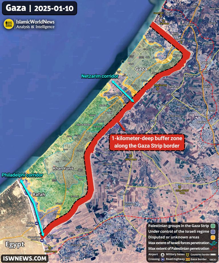 Establishment Of Gaza Strip Buffer Zone; Zionist Forces Destroy And ...