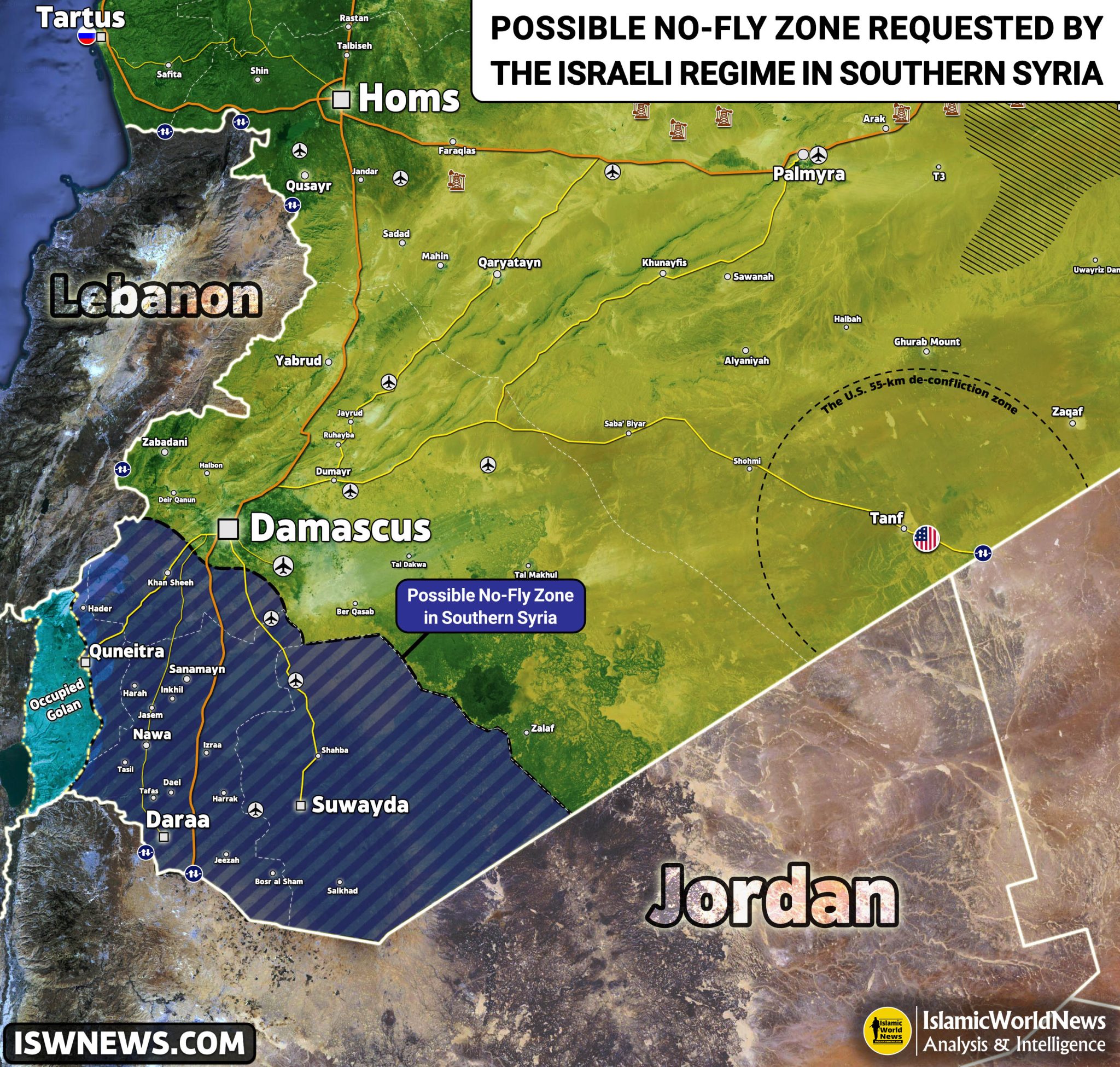 Syria Map - Islamic World News